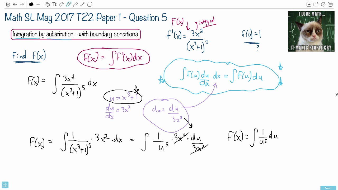 Question 5 — IB Math SL — May 2017 TZ2 Paper 1 — Past IB Exams ...