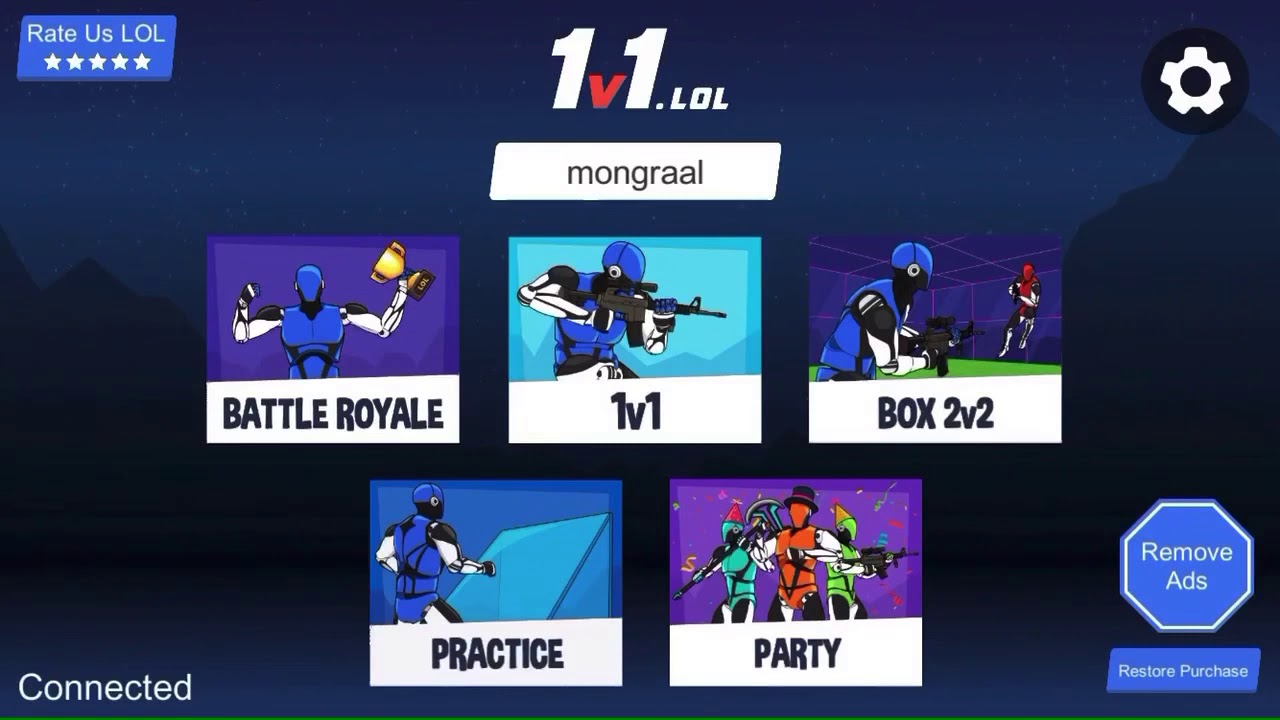 Playing 1v1.LOL (mobile pro) - YouTube