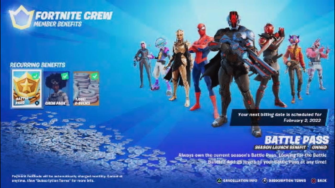 Fortnite February Crew Pack 2022 *Leaked* - YouTube
