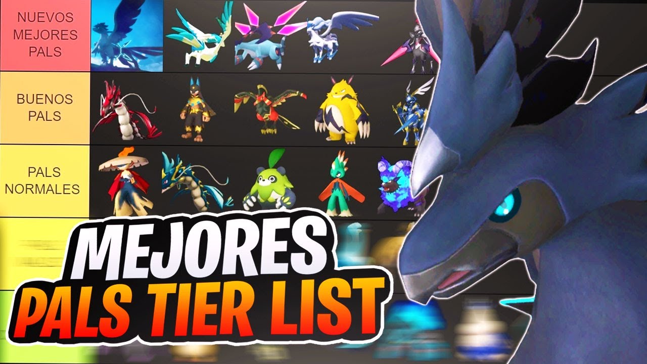 TIER LIST de NUEVOS MEJORES PALS COMPETITIVOS en PALWORLD ACTUALIZACION ...