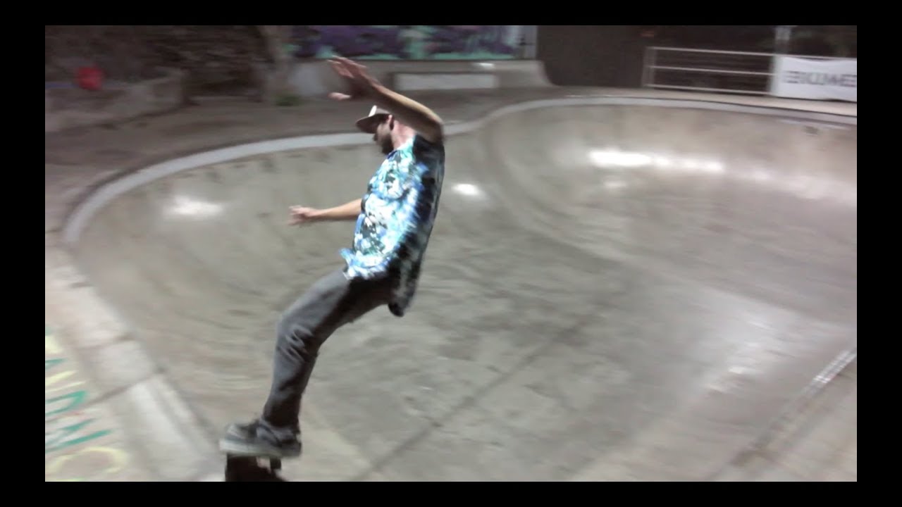 High Speed Smith Grind - Skateboarding through a bowl corner - YouTube