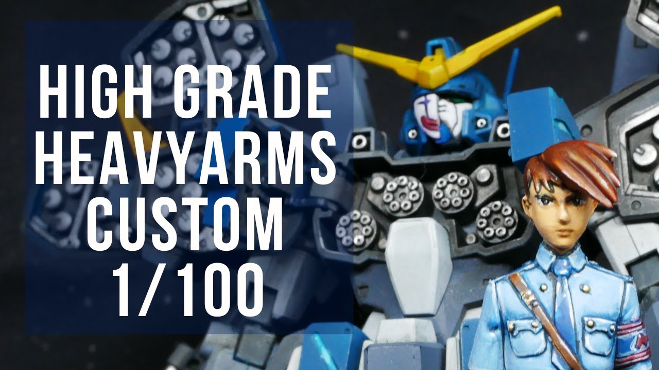 Gunpla Build HG Gundam Heavyarms Custom 1/100 Build and Paint - YouTube