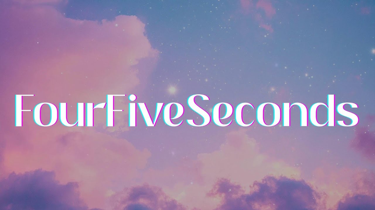 Rihanna - FourFiveSeconds (Lyrics) - YouTube