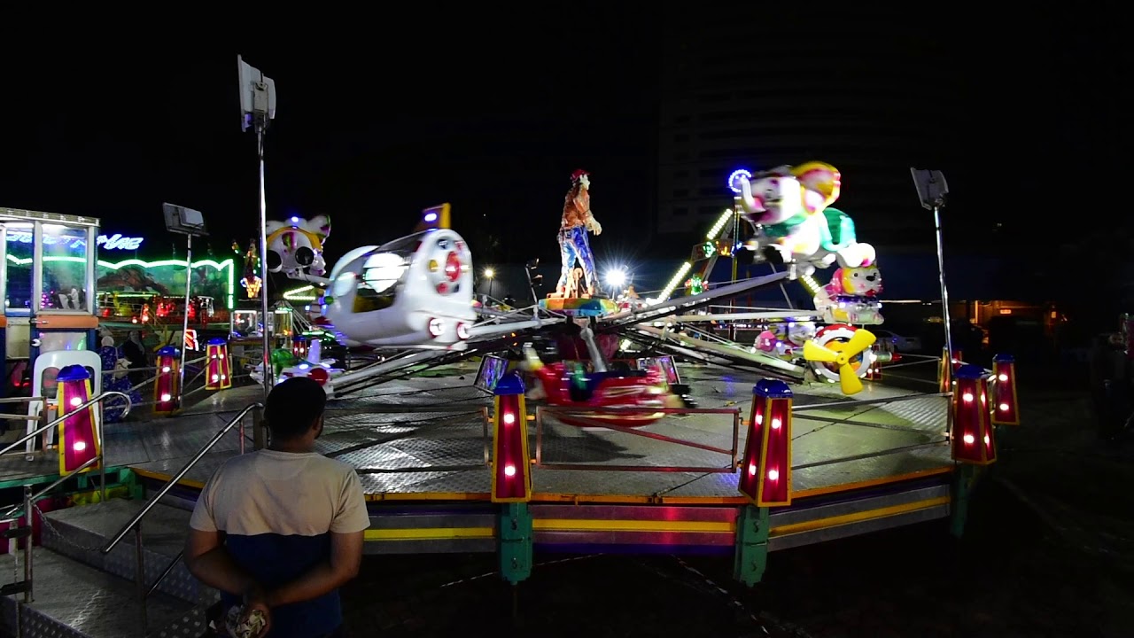 Chettys fun fair- Elephant ride - YouTube