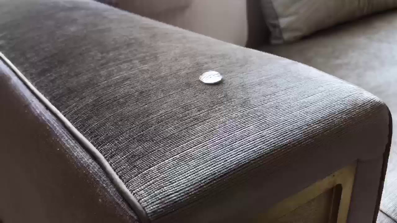 FiberShield® Fabric Protectant Demonstration - All Clean - YouTube