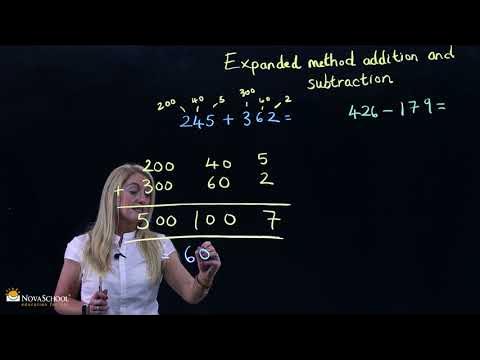 Expanded method addition and subtraction - YouTube
