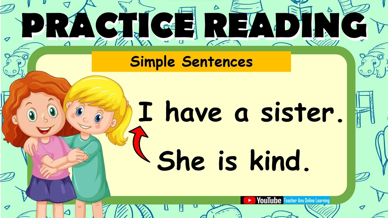 PART 1 (I HAVE) Reading Lesson ll PRACTICE READING SIMPLE SENTENCES ll ...
