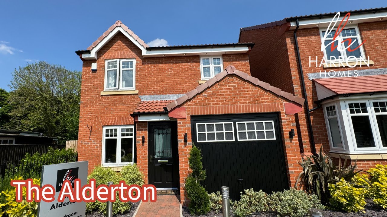Explore The Alderton a Stunning 3 Bedroom Home By Harron Homes at Bilsthorpe Chase - YouTube