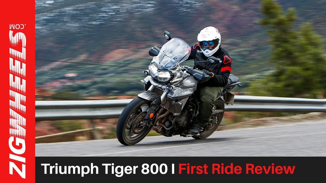 Triumph Tiger 800 I First Ride Review I ZigWheels.com - YouTube
