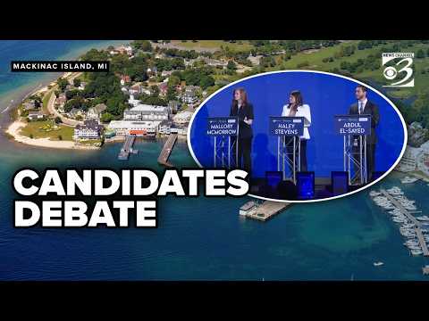 Michigan Democratic U.S. Senate candidates debate at Mackinac Policy Conference