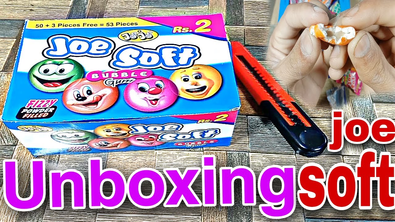 Joe Soft Bubble Gum ! Fizzy Powder Filled | Sajidali Experiment - YouTube