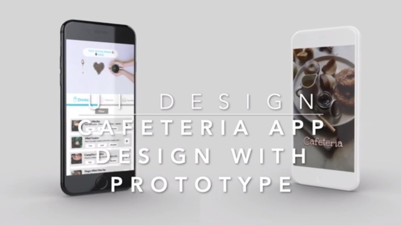 Cafeteria app UI Design - using FIGMA with PROTOTYPING. - YouTube
