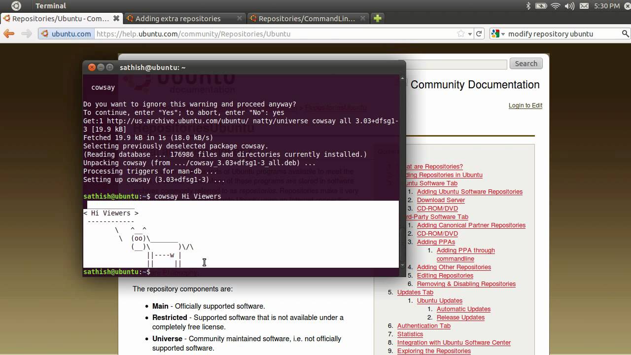 Installing Programs Packages In Ubuntu Linux Tamil Tutorials Youtube