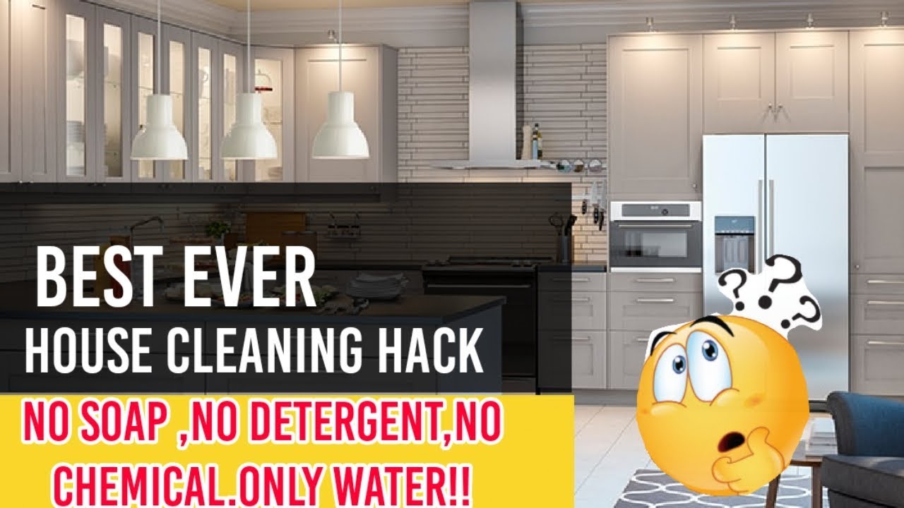 CRAZY Cleaning Hacks -(ONLY WATER NEEDED!!!) - YouTube