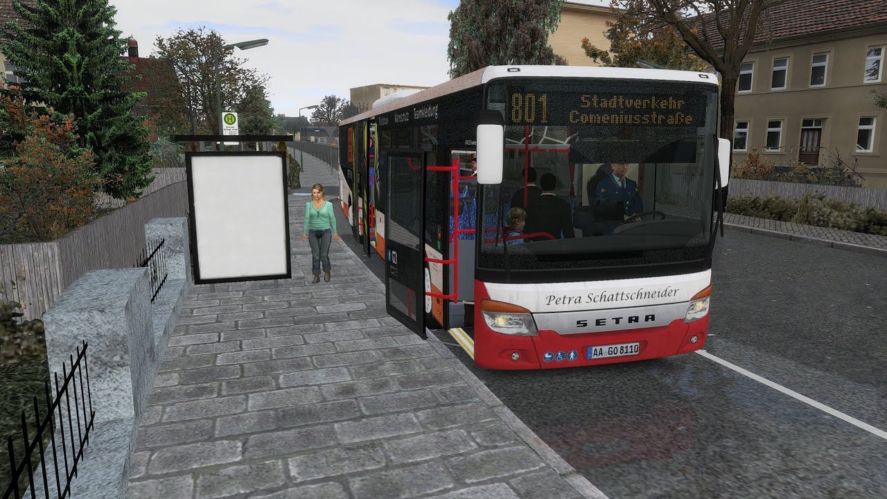 Let`s Play Omsi 2 map Gerolstein Linie 801 - YouTube