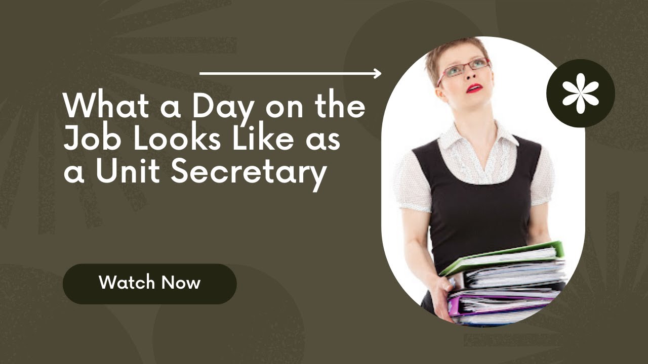 A Behind-The-Scenes Look At What It's Like Being A Unit Secretary - YouTube