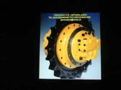 trackmotor.AVI , rupsmotor,rijmotor,final drive,fahrmotor,fahrantrieb ...