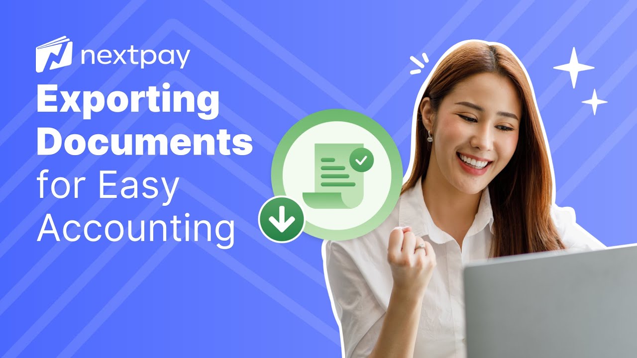 Exporting Reports and Documents for Easy Accounting | NextPay - YouTube
