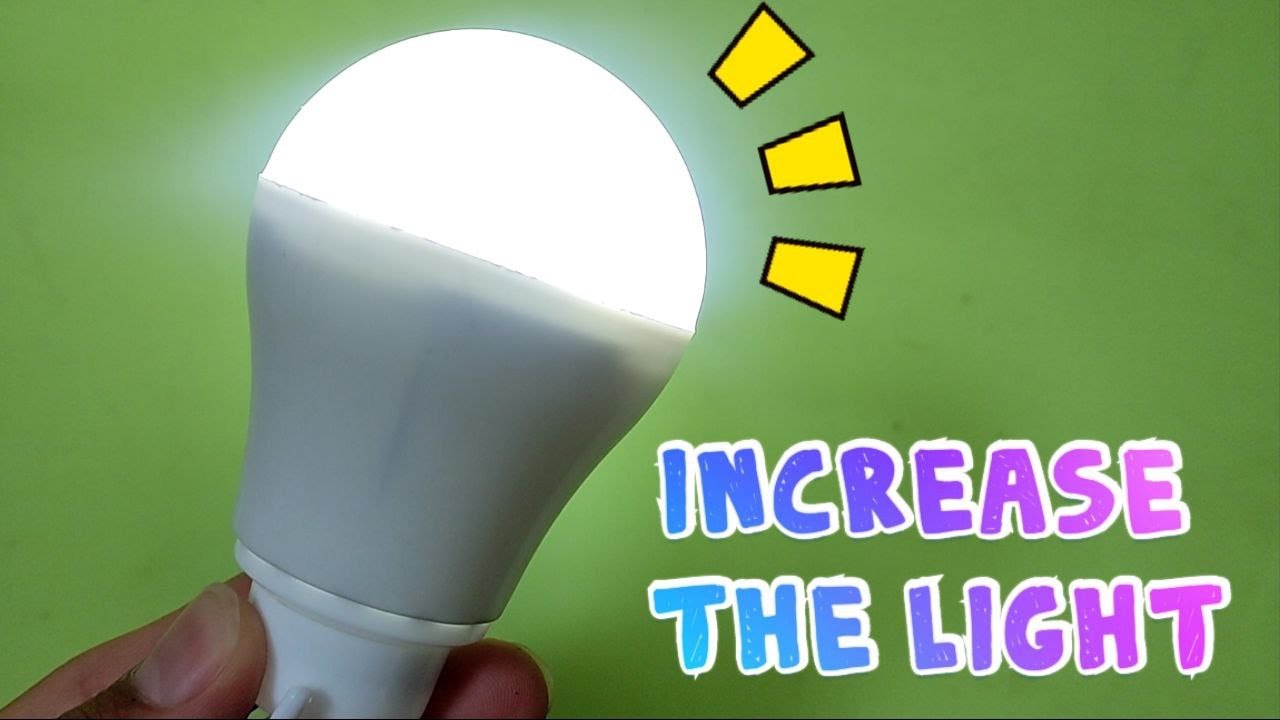 training to strengthen and increase the light of led lamps - YouTube