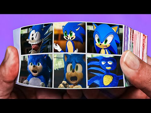 Funny Sonic Flipbook | Sonic Uh Meow Compilation Flip Book - YouTube