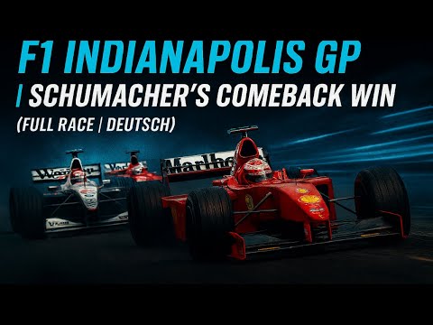 F1 Indianapolis GP 2000 🇺🇸 | Schumacher’s Comeback Win! (Full Race | Deutsch) 🏁