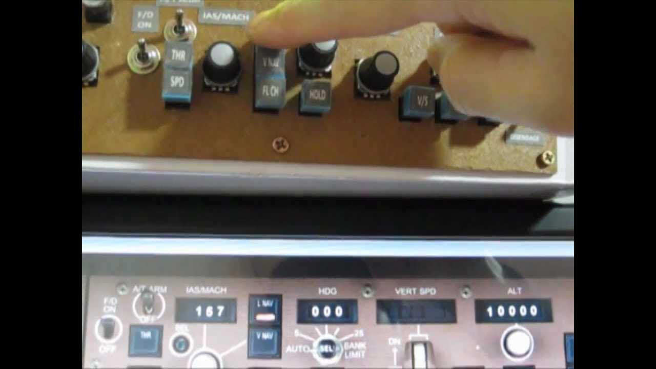 FS2004 PMDG 747 MCP (Arduino, LINK2FS) - YouTube