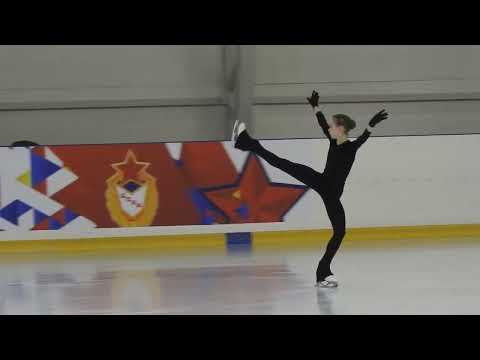 Дарья Садкова: раскатка перед произвольной программой, 20 марта 2022 г.
