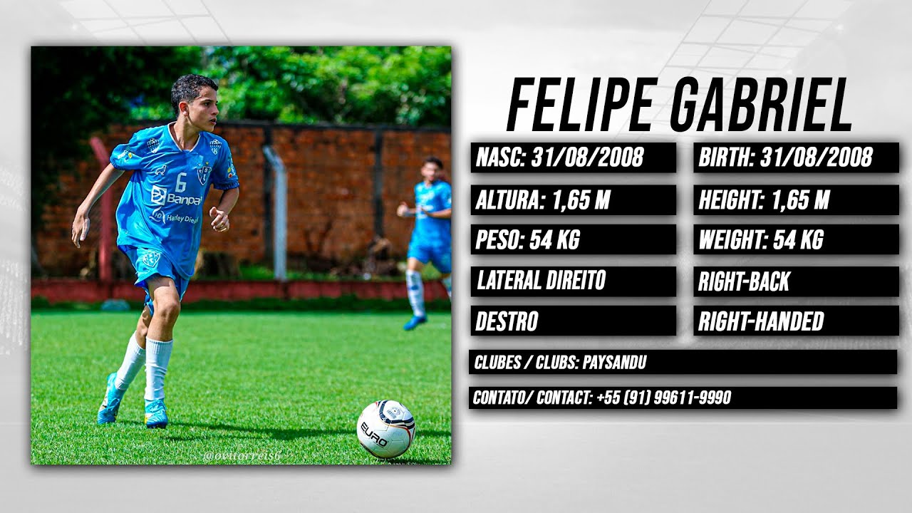Felipe Gabriel - Lateral Direito - YouTube