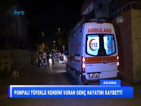 Pompalı tüfekle kendini vuran genç hayatını kaybetti