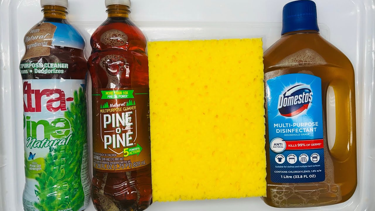 PINE O PINE + XTRA PINE + DOMESTOS ft. a SHORTY SPONGE! - YouTube