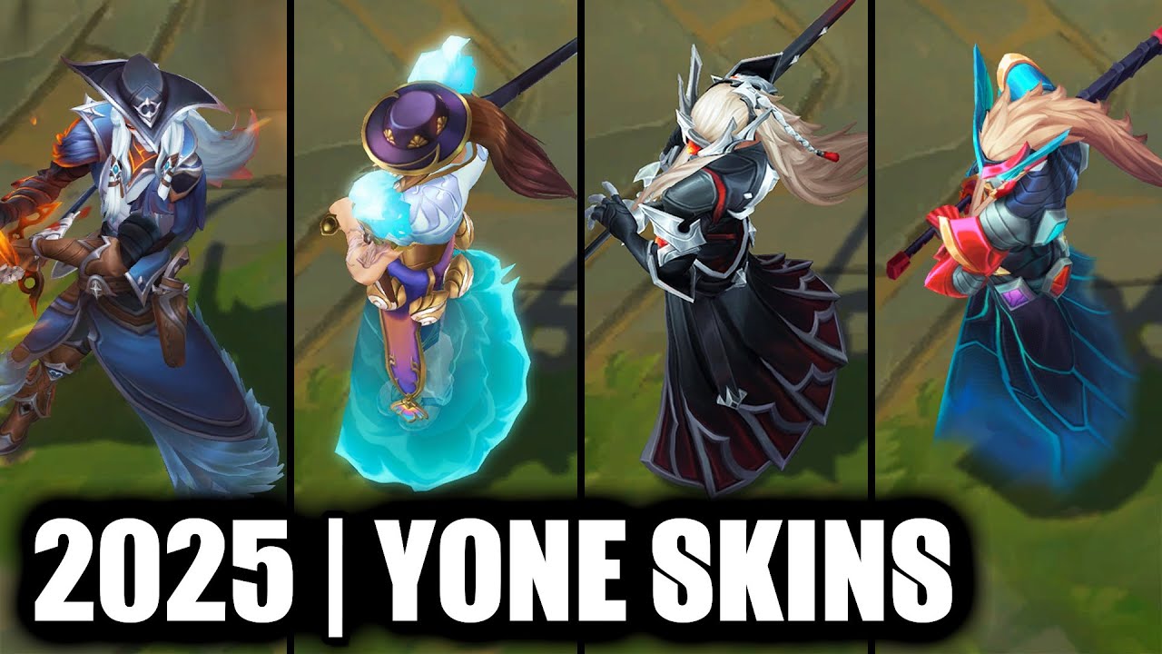 ALL YONE SKINS SPOTLIGHT 2025 | League of Legends - YouTube