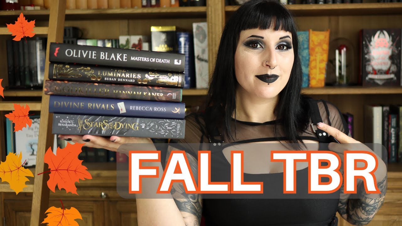 My fall TBR list - fantasy books - YouTube