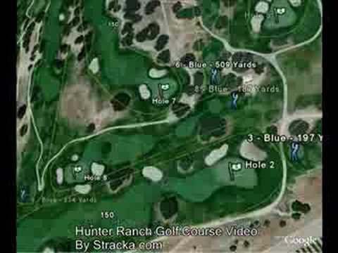 "Hunter Ranch Golf Course (Hunter Ranch) " Flyover Tour - YouTube