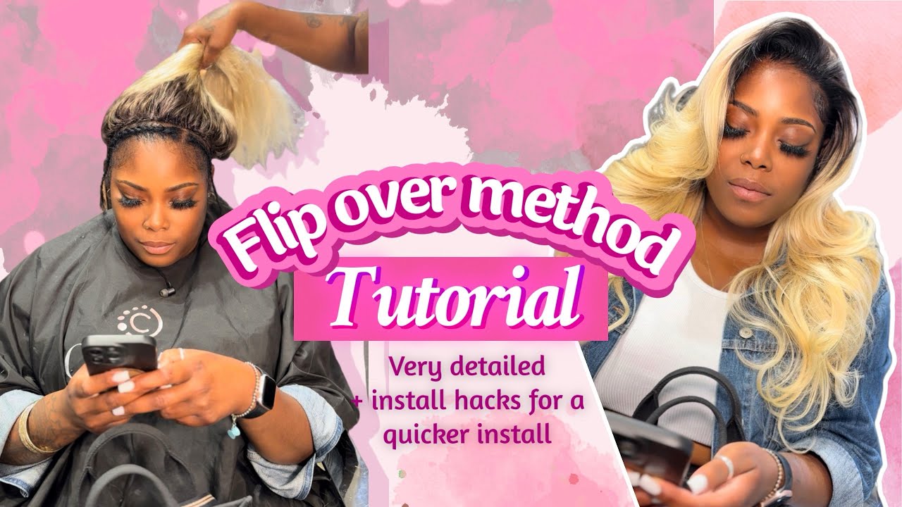 Beginners: Master the flip over sew-in like a pro 💅🏾 - YouTube
