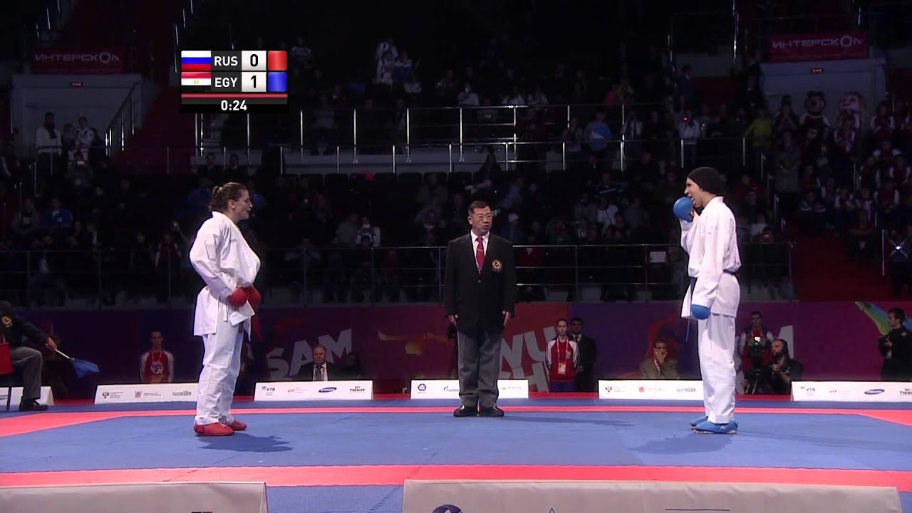 Karate Womens Kumite 68kg Final - YouTube