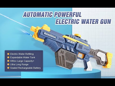 Fully Auto Refill Water Guns - YouTube