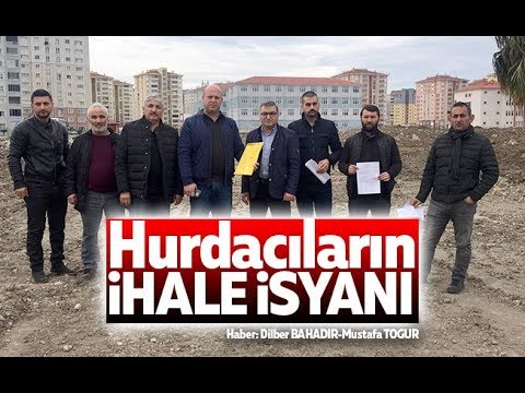 Hurdacıların ihale isyanı