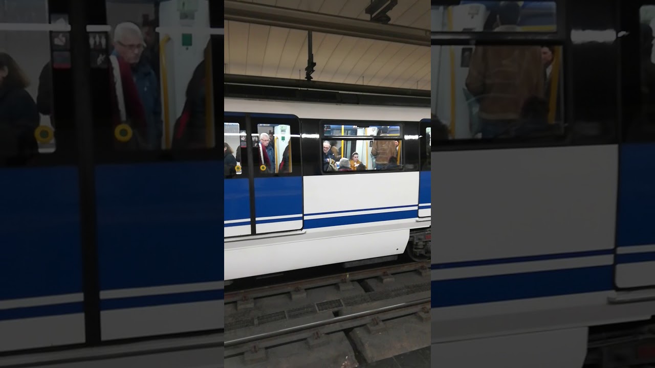 MADRID METRO LINE 3 CAF 3000 SERIES IGBT VVVF SOUND - YouTube