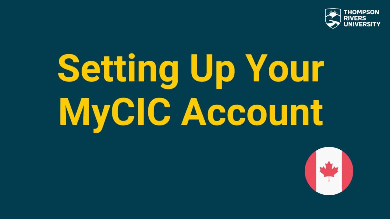How to Set Up Your MyCIC Account - YouTube