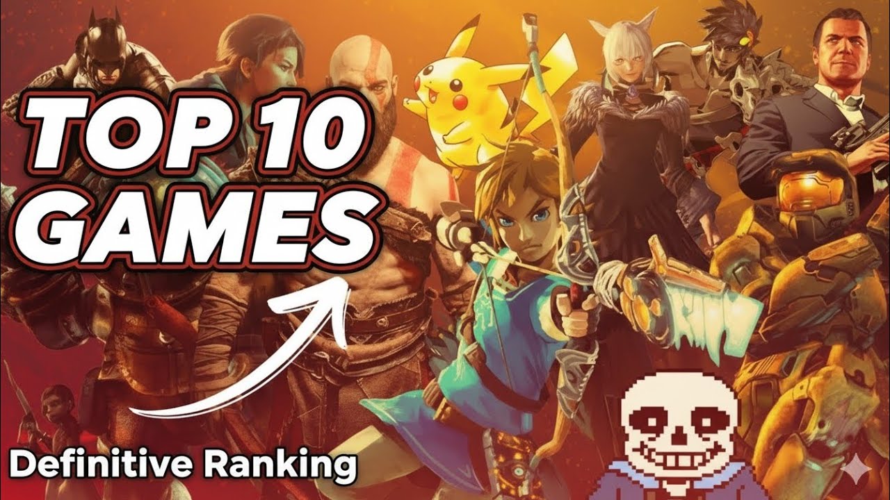 The 10 BEST Games of All Time (Definitive Ranking) - YouTube