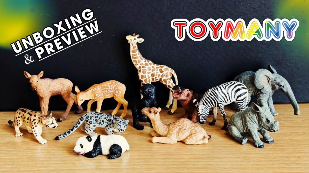 The Most Adorable Animal Babies Set 😍 Unboxing time !! - YouTube