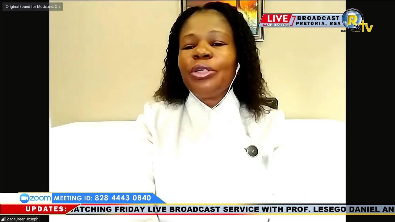 23 JUNE 2023 FRIDAY LIVE BROADCAST SERVICE WITH PROF. LESEGO DANIEL AND SONS PART 4 - YouTube