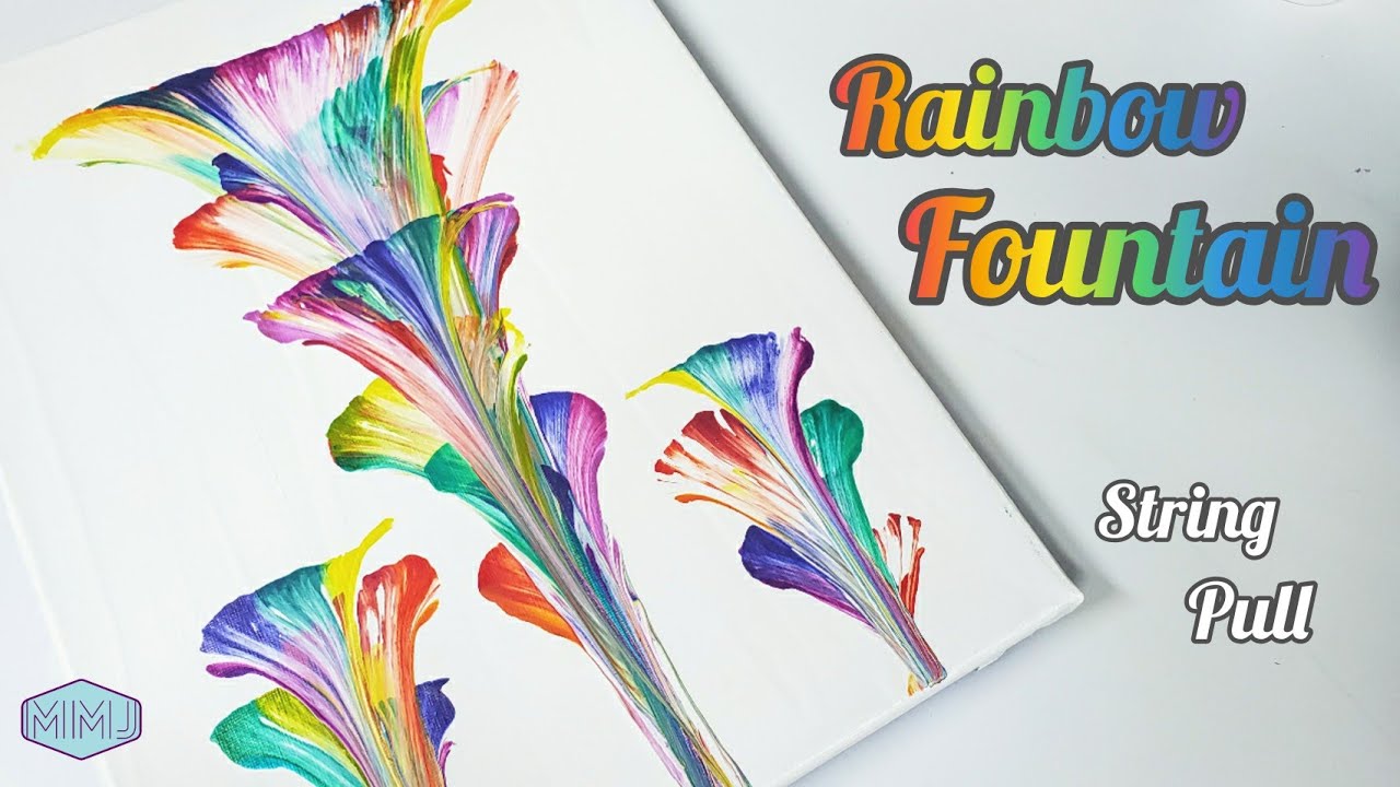 Satisfying String Pull Painting - Art by MagicallyMJ - YouTube