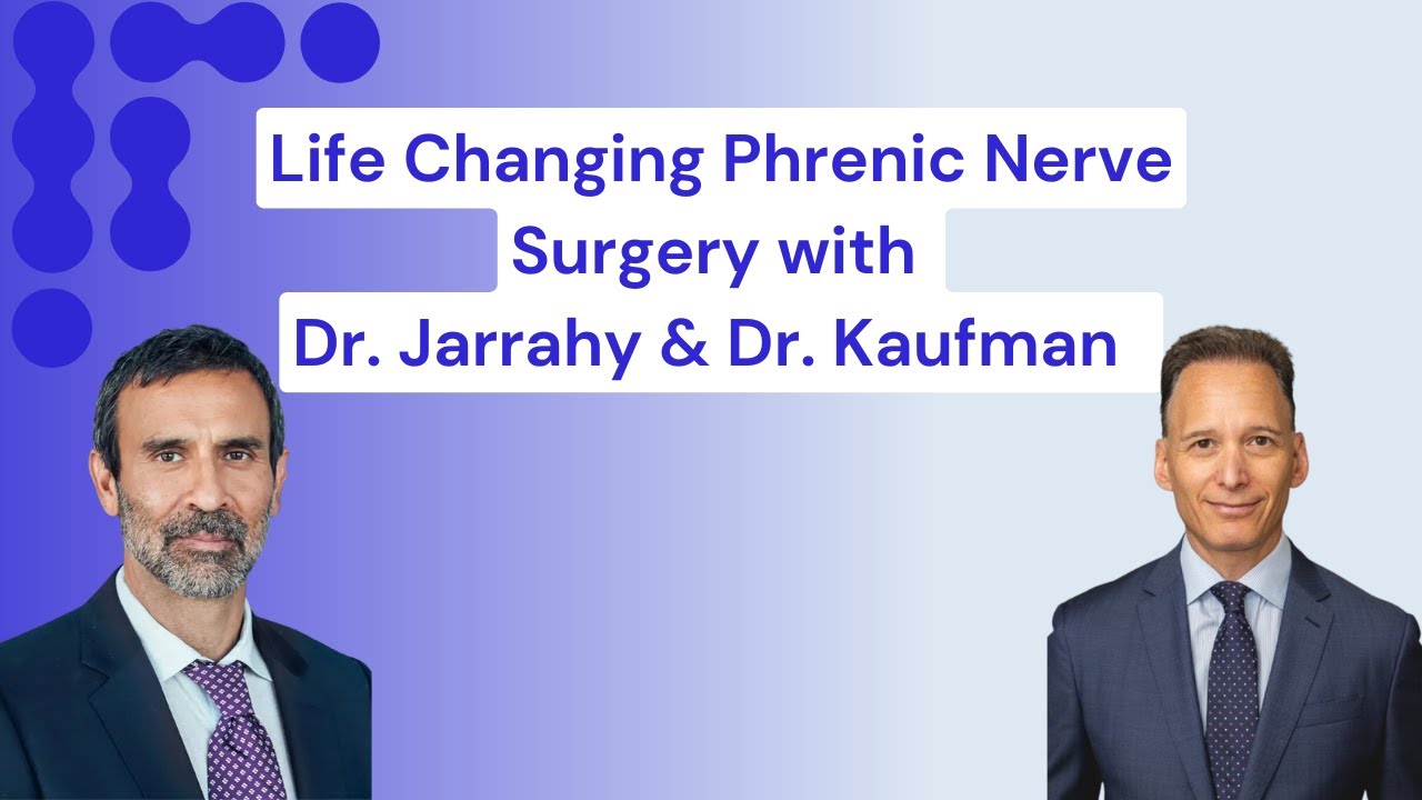 Tim’s Journey: Diaphragm Paralysis & Life-Changing Phrenic Nerve ...