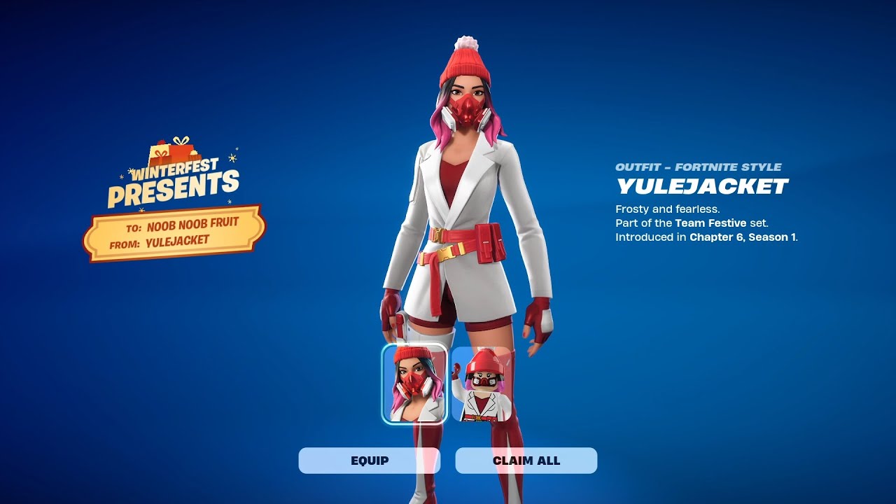 *LAST* Winterfest Day : We Finally Get the Free "YULEJACKET" Skin ...
