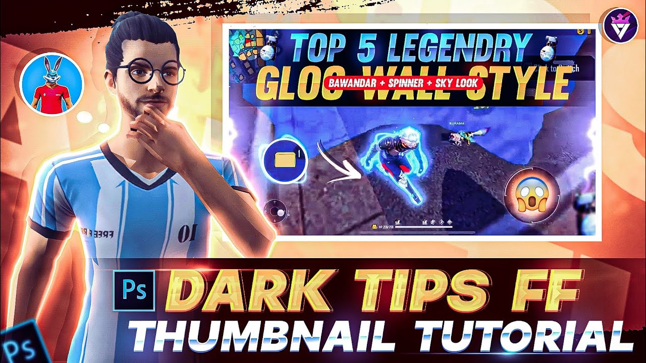How To Make Thumbnail Like @DarkTipsff | Dark Tips FF Ke Jaisa ...
