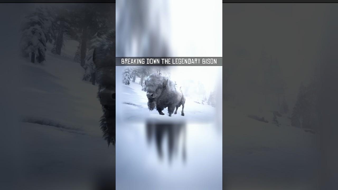 Breaking Down The Legendary Ghost Bison #rdr2 #reddeadredemtion2 #rdr # ...