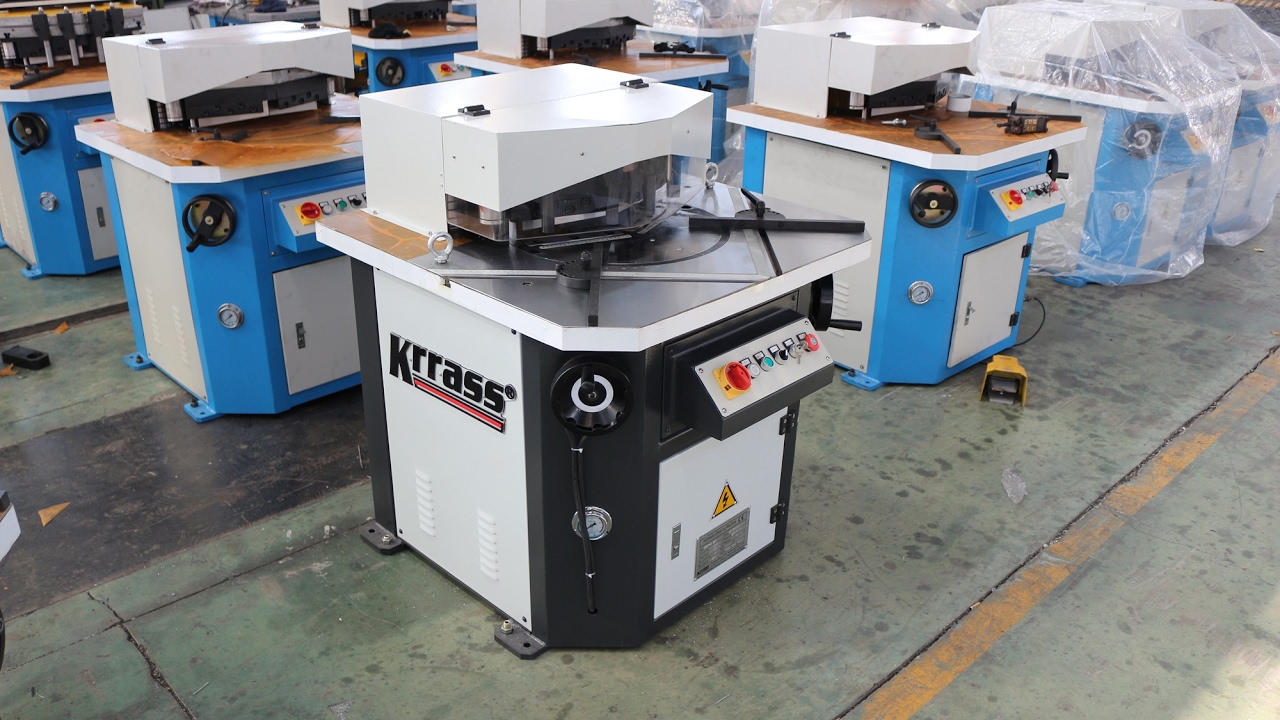 Angle adjustable notching machine, plate corner cutting machine ...