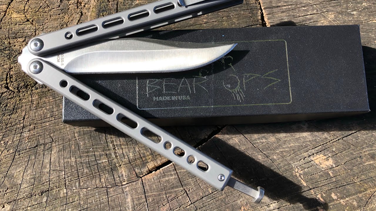 Bad Ass Butterfly knife by Bear and Sons - The Bear Song Balisong ...