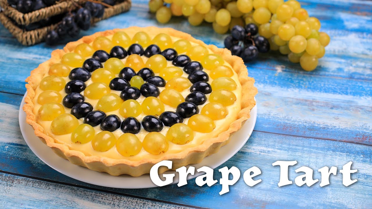 Grape Tart Recipe | How to Make a Fruit Tart - YouTube